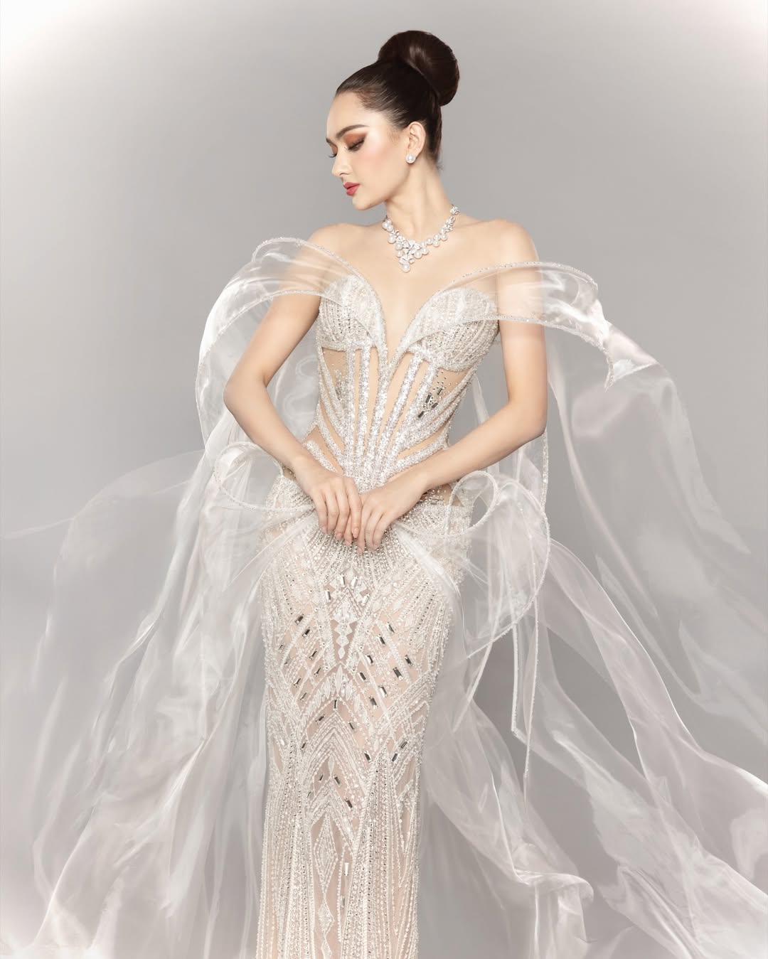 Ahtisa Manalo shines in sheer white gown at the 74th Miss Universe final competition • PhilSTAR Life